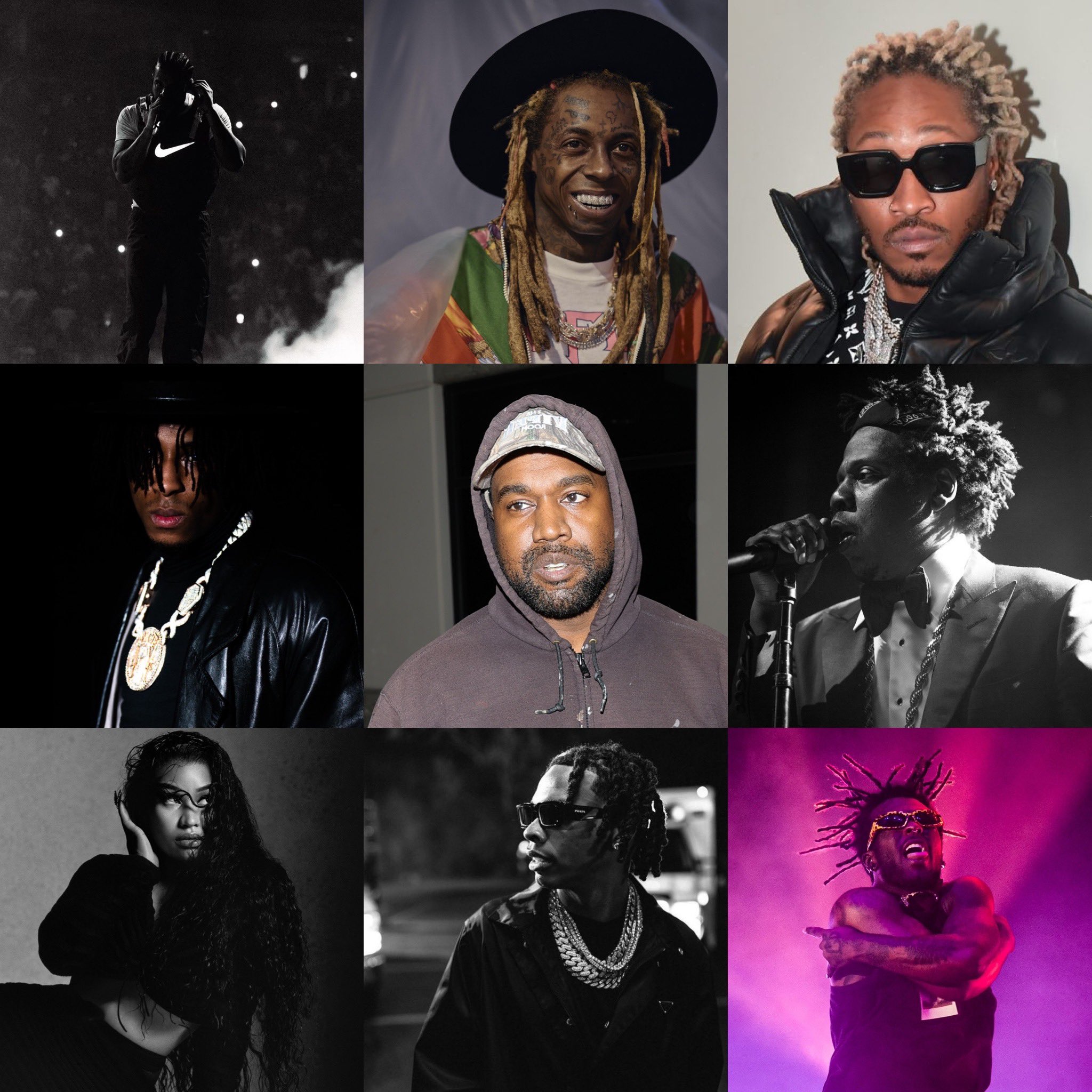 Hip Hop All Day on Twitter: "Rappers with MORE than 100 charting songs on Billboard 🐐‼️ Jay Z ...