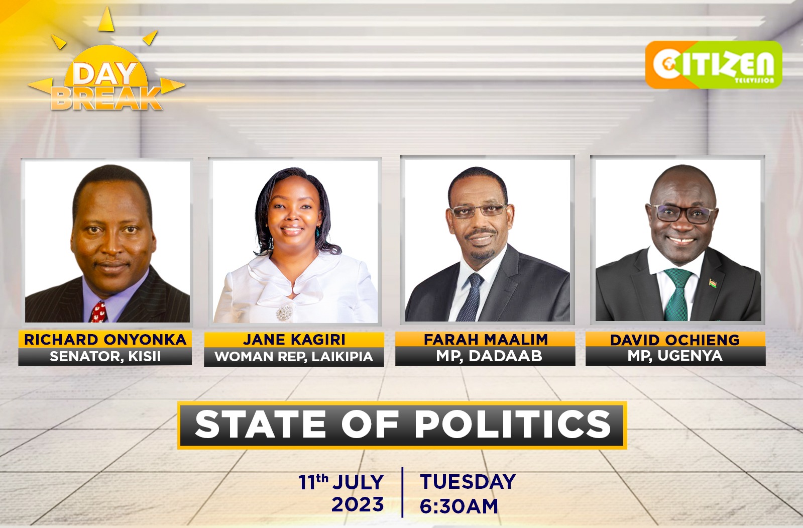 Citizen TV Kenya on Twitter: "On #DayBreak this Tuesday: The High Court has extended stay on ...