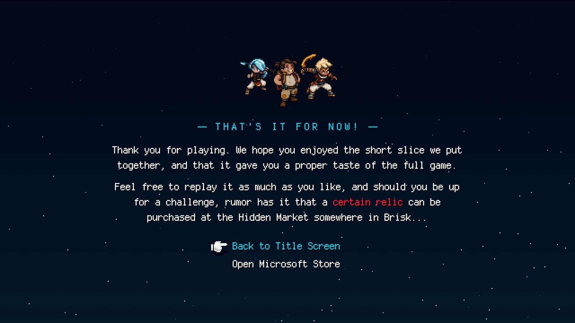 Vince on Twitter: "I had fun playing some demos today #xbox Sea of Stars,Demonschool and Alisa 😄 ...