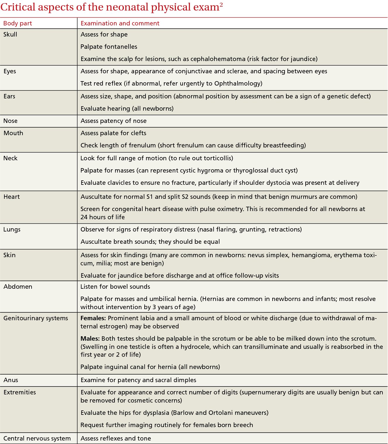 Pediatric Physical Examination