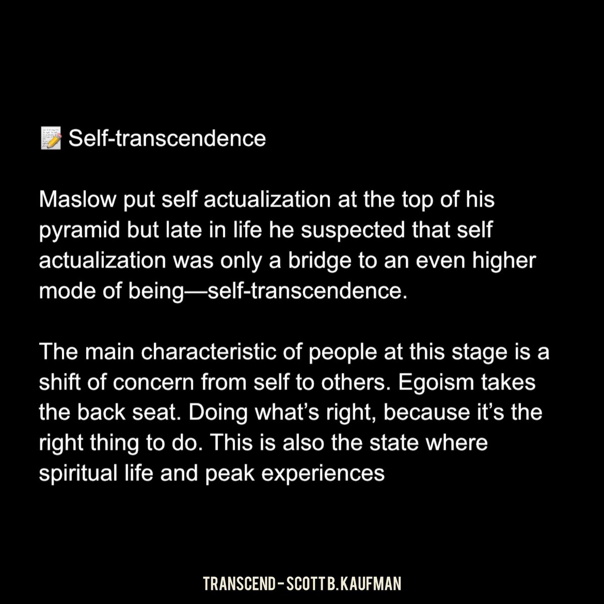 Book Review Thread 🧵: Transcend: The New Science of Self-Actualization ...