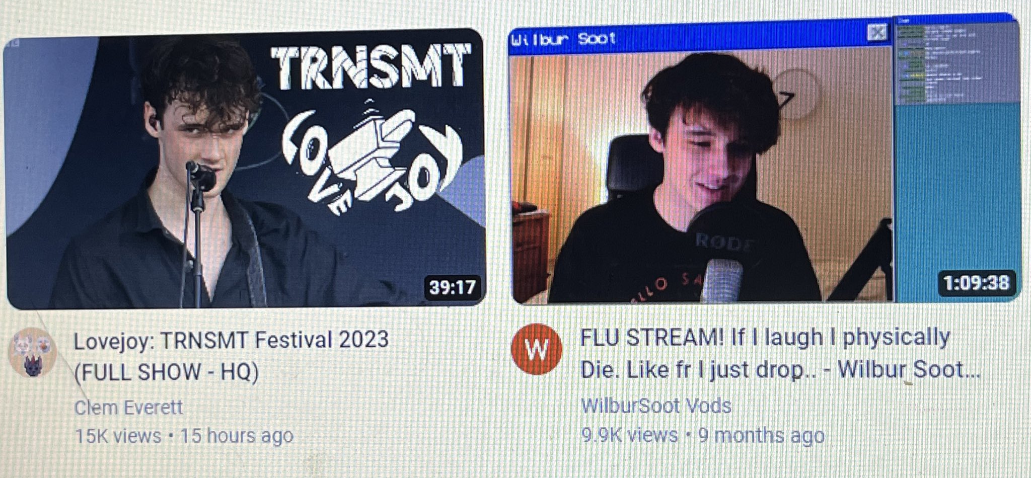 Georgia :) on Twitter: "July 2023: December 2019: Will Gold Wilbur Soot I’m a tad bit emotional ...