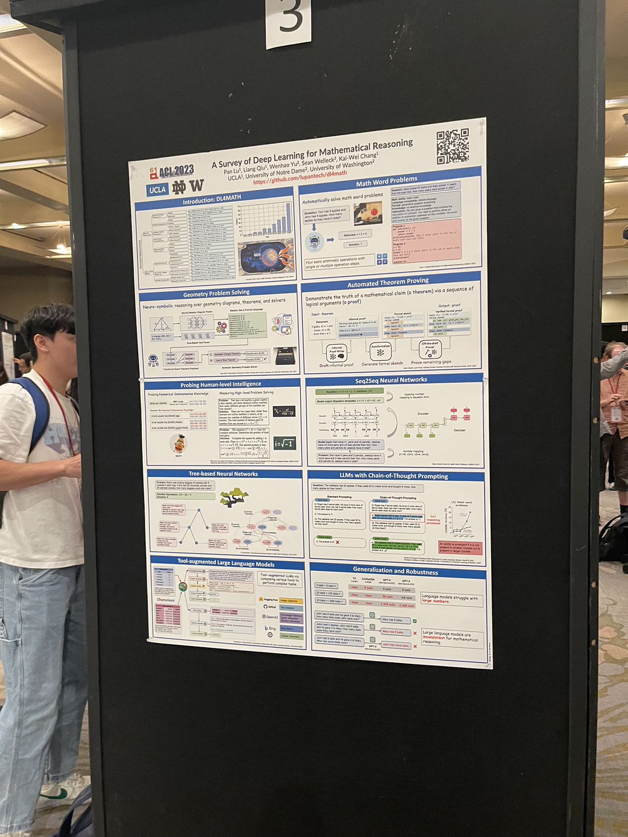 Pan Lu @ACL2023 on Twitter: "🧲Please stop by our poster on deep learning for math reasoning at ...