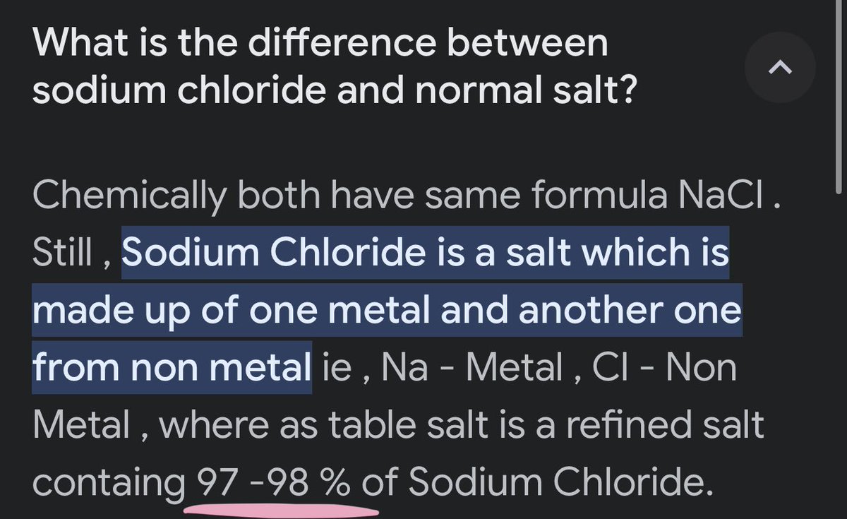 salt is toxic 💣💥 sodium is an explosive. table salt is nearly 40% ...