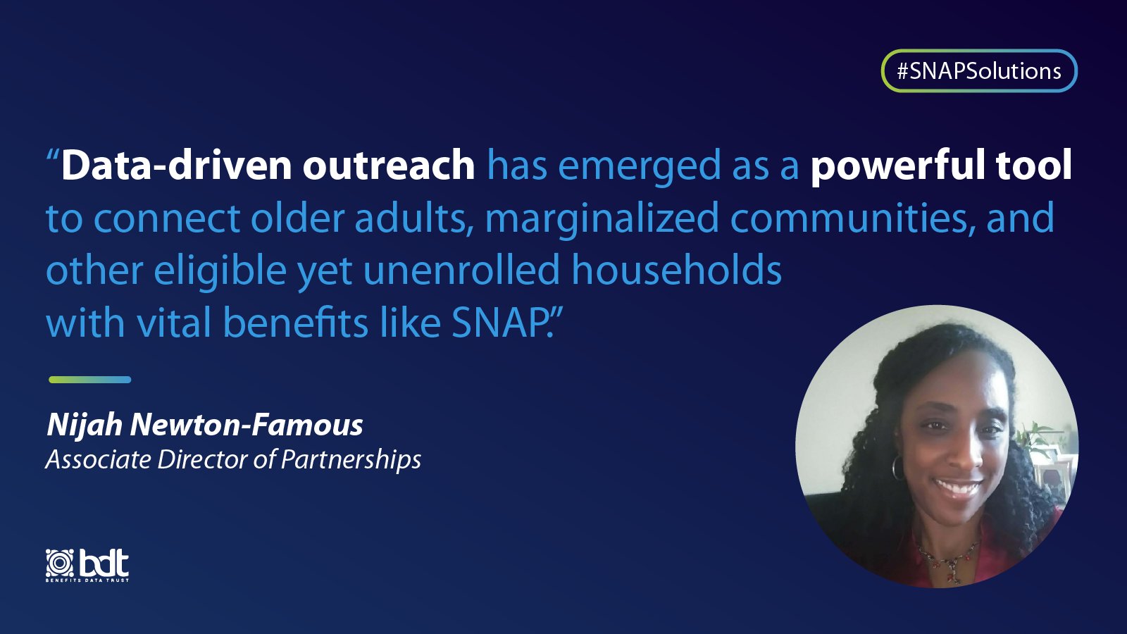 Benefits Data Trust On Twitter By Tailoring Outreach To Address