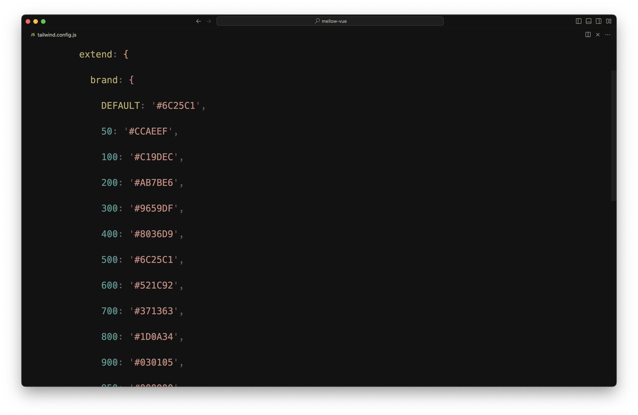 Koo On Twitter So Much Fun To Set Colors In Tailwindcss With The Mellow Template For The 