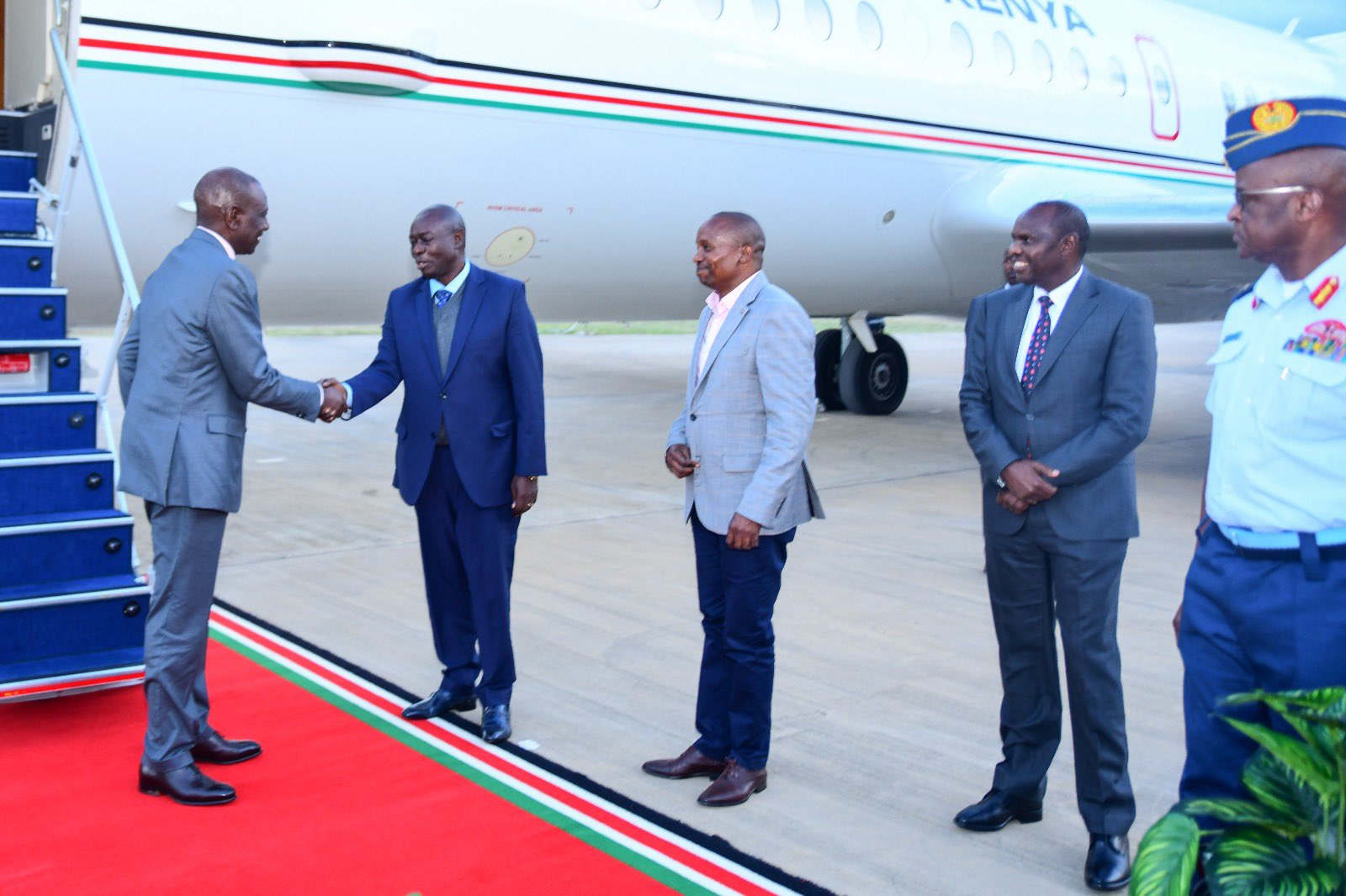 Eng John Macharia on Twitter: "President H.E William Samoei Ruto has landed at Jomo Kenyatta ...
