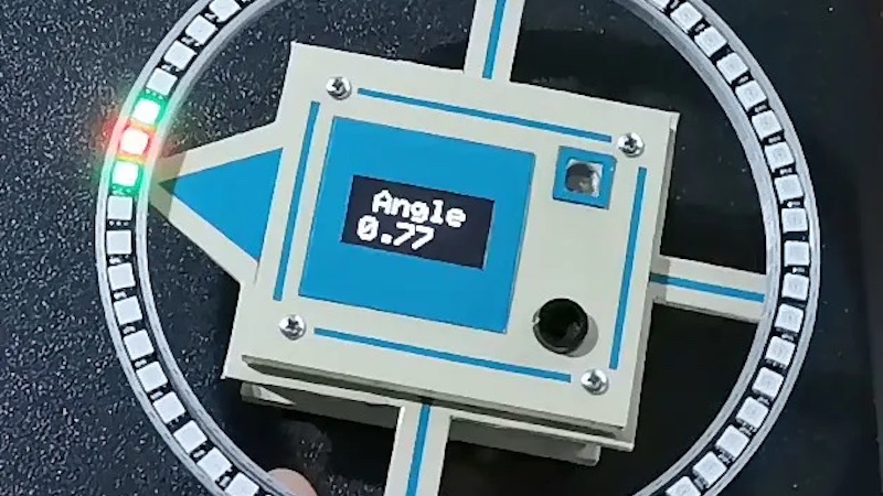 Arduino on Twitter: "This electronic compass guides you using LEDs and OLED display: https://t ...