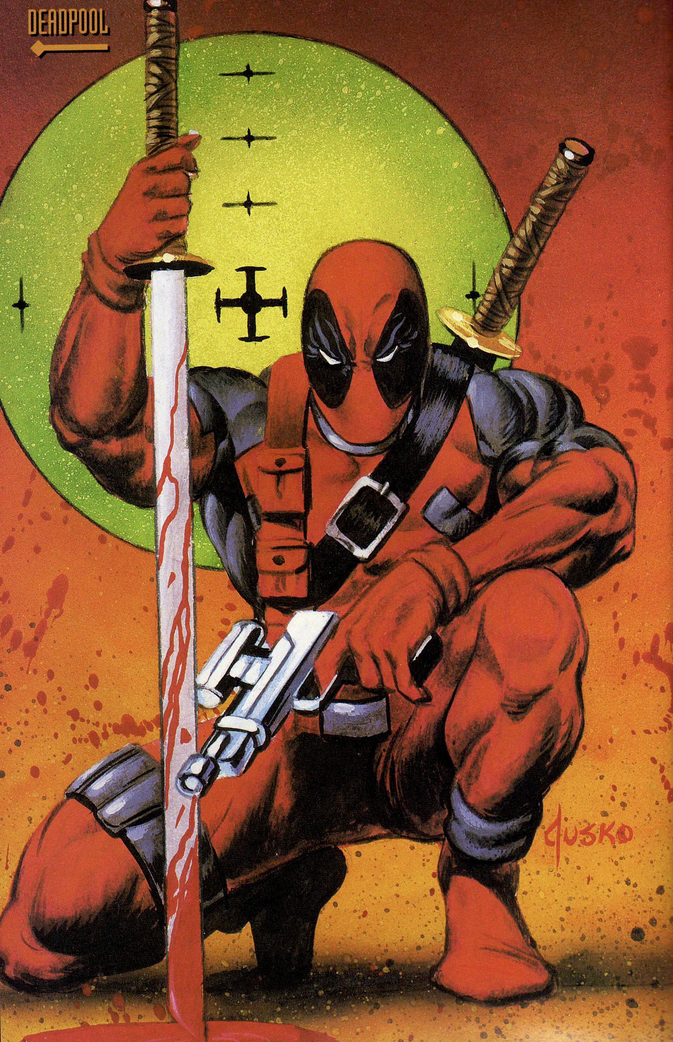 Deadpool Comic Art