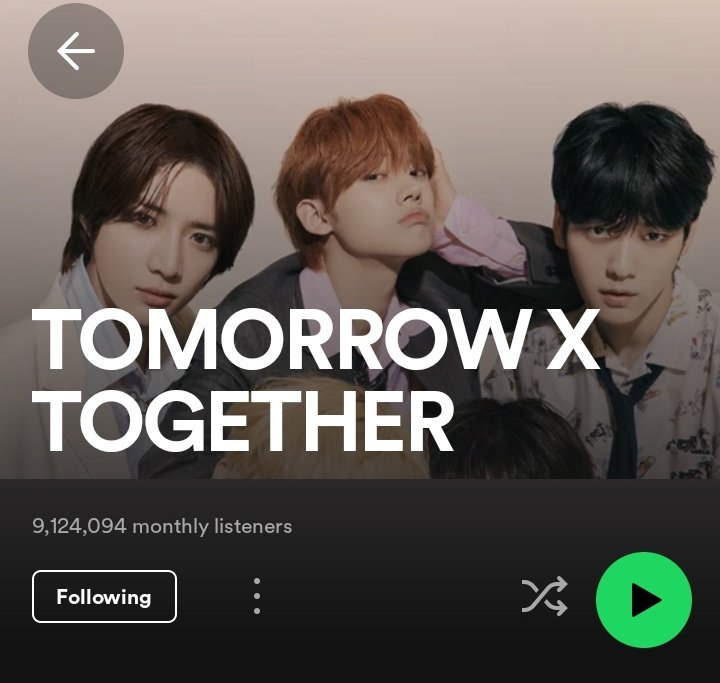TXT Charts ⚡ on Twitter: "Kpop Boygroups with most Monthly Listeners on Spotify (current) #1 ...