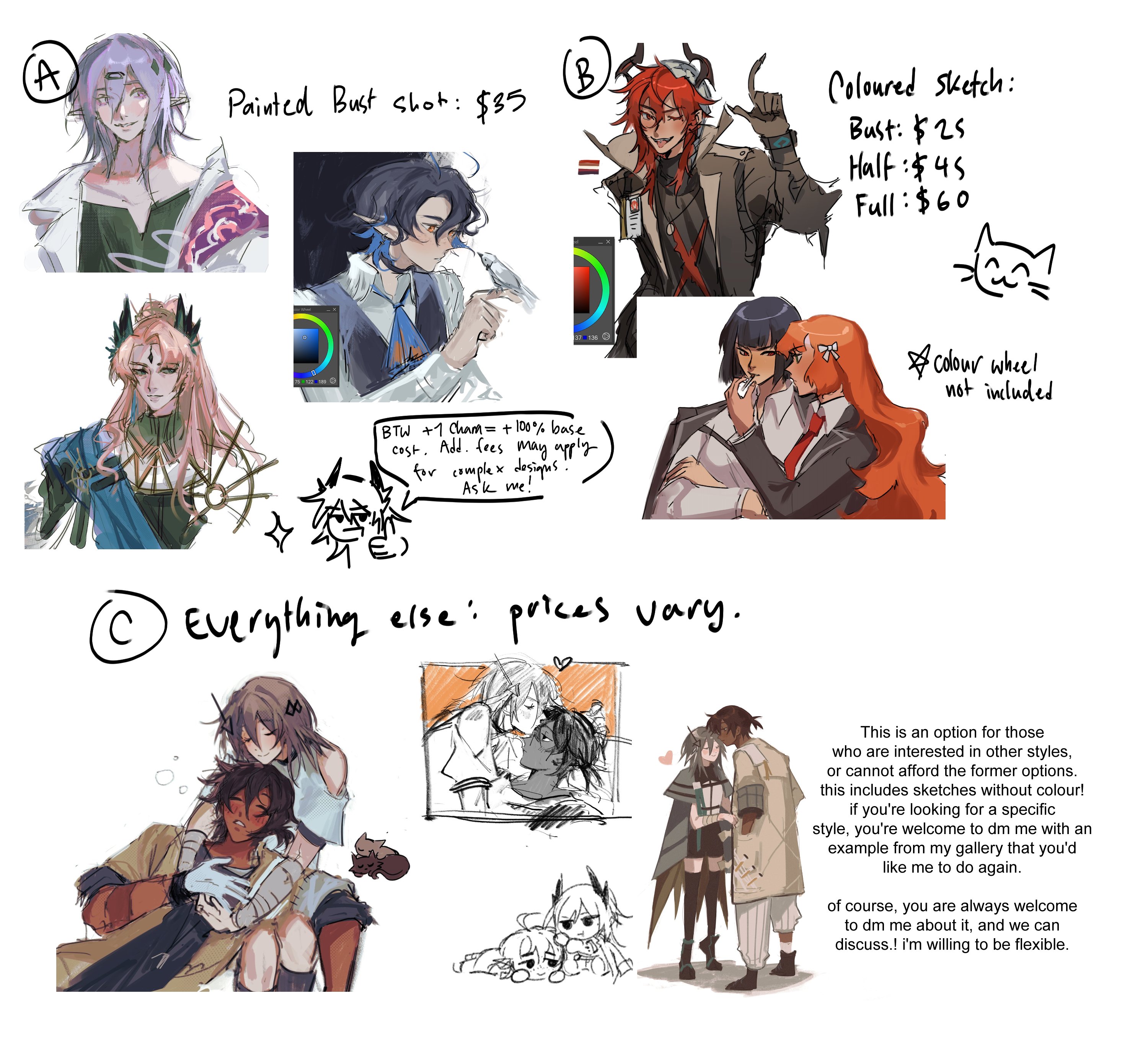 syuuji 🐠 on Twitter: "hi guys im opening c0mmissions :3 ... rts appreciated i love u all!!! my ...