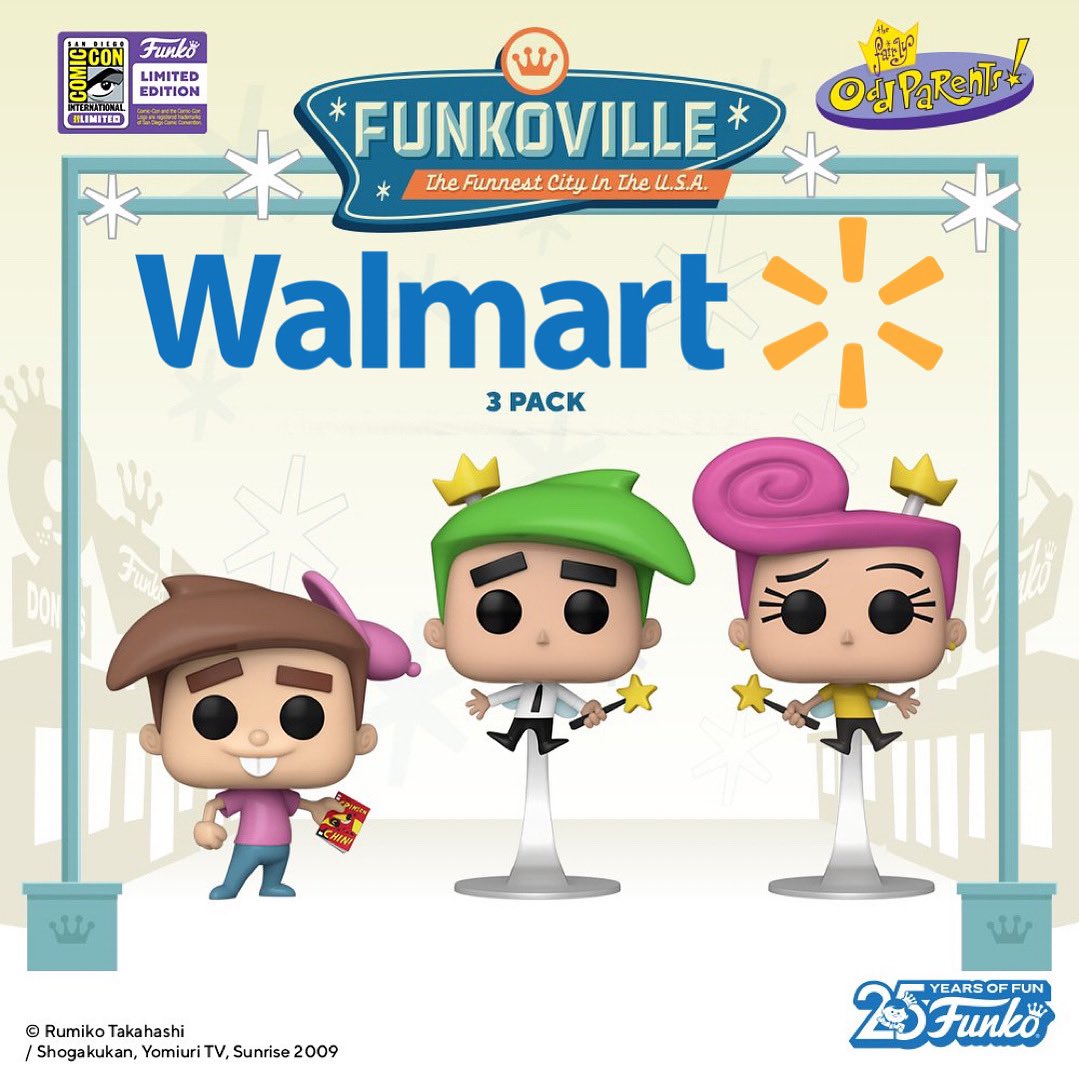 DisTrackers on Twitter: "The Fairly Oddparents 3-pack is shared with Walmart! Drops 7/20. Funko ...