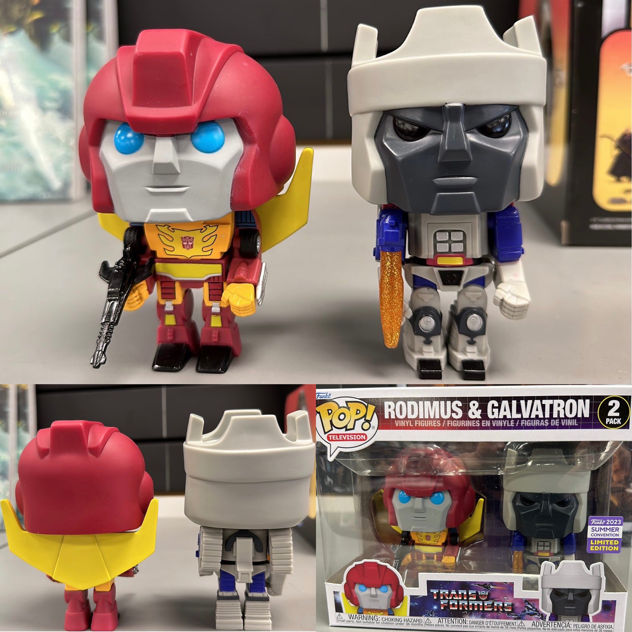 DisTrackers on Twitter: "Out of box look at SDCC exclusive Rodimus & Galvatron 2-pack! Shared ...