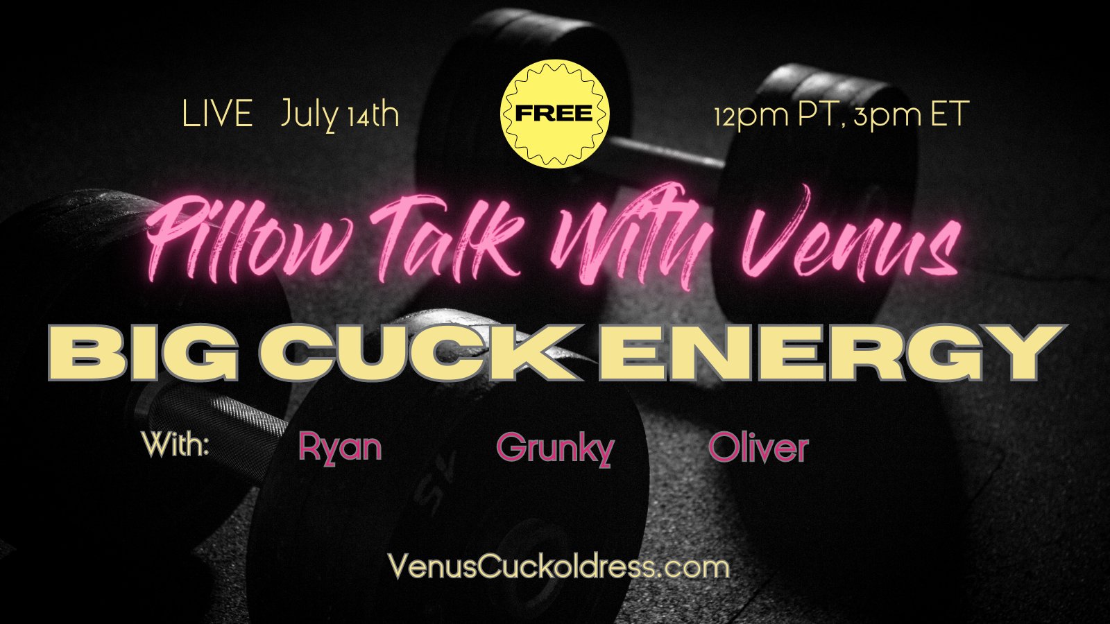 The Venus Cuckoldress Podcast On Twitter Coming Up This Friday With