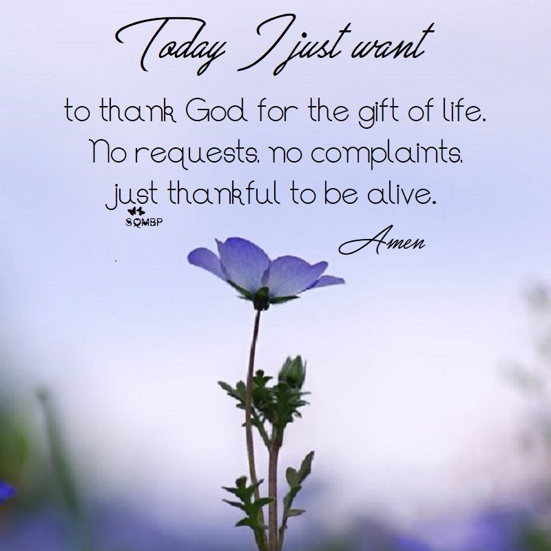 Thank God For Life Quotes