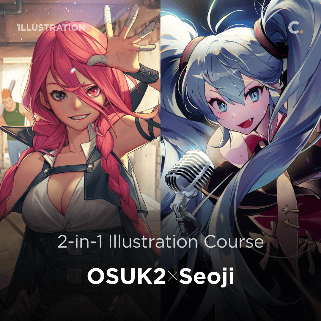 Coloso Global on Twitter: " Illustrators OSUK2 & Seoji Learn to draw high-quality characters ...