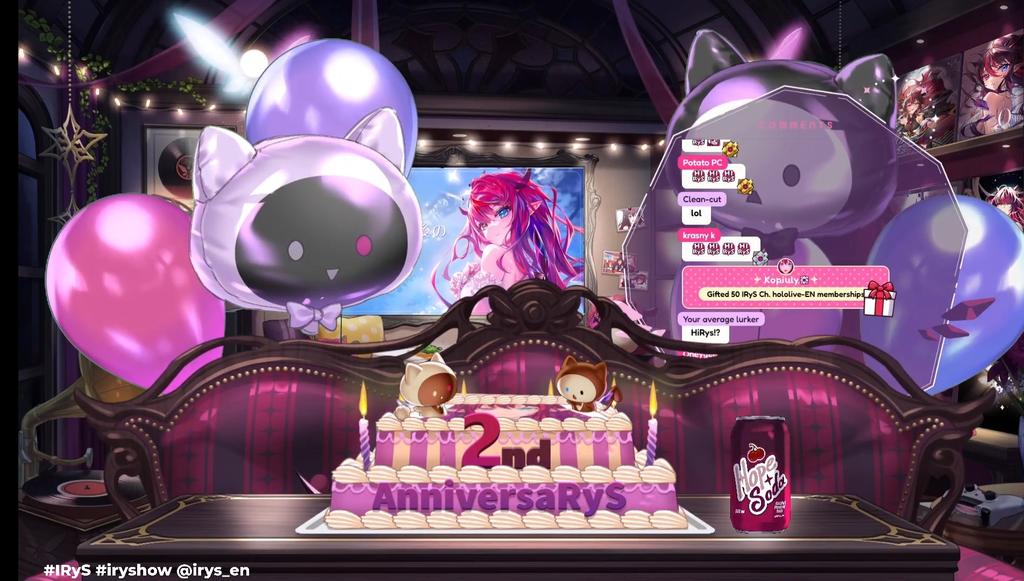 HololiveEnMemes (KFP Memester) on Twitter: "Irys 2nd anniversary start with invisible Irys https ...