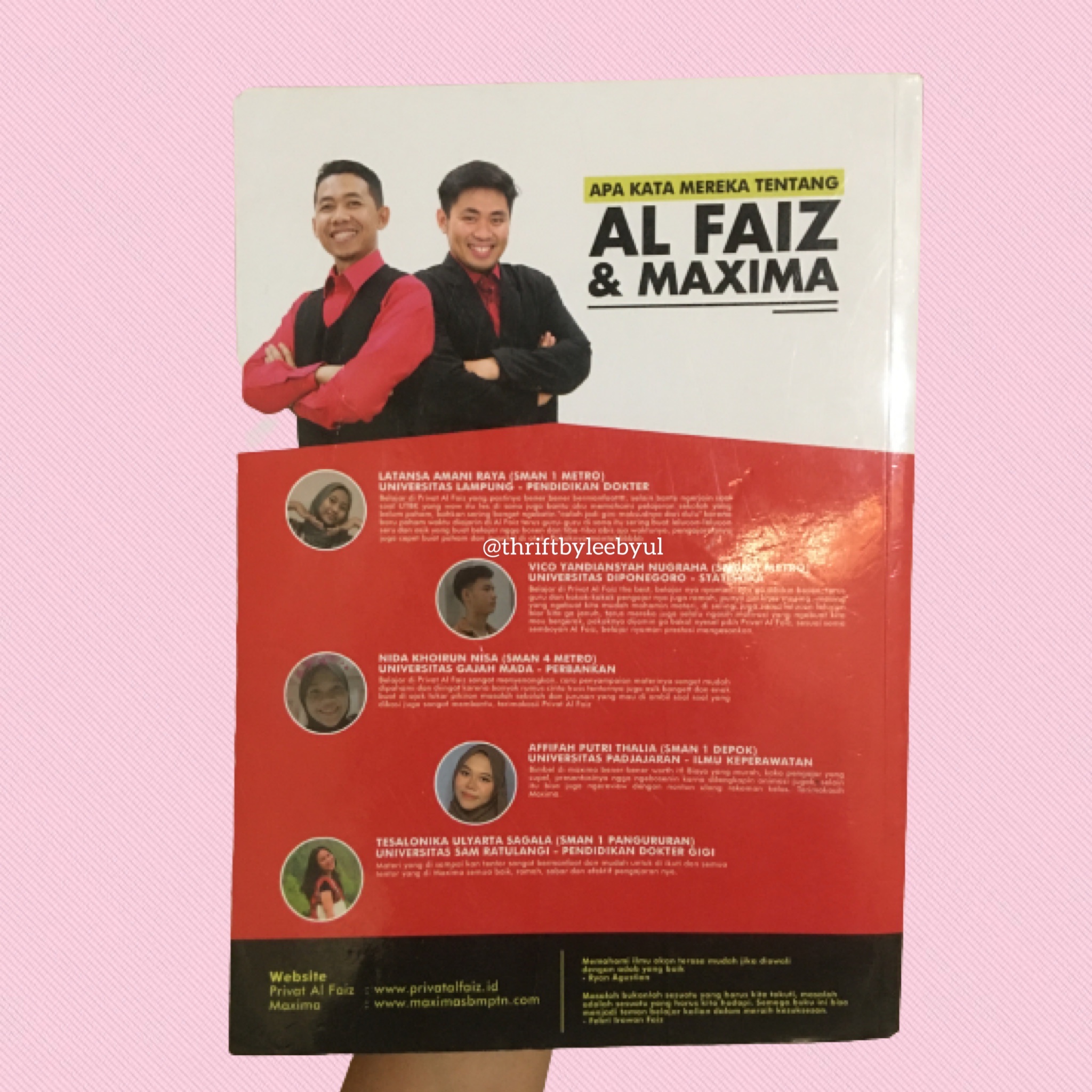 leebyul store on Twitter: "preloved buku bestie utbk 2023 (TPS) Al faiz & Maxima price 23k ...