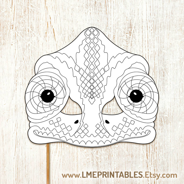 Snake Mask Template