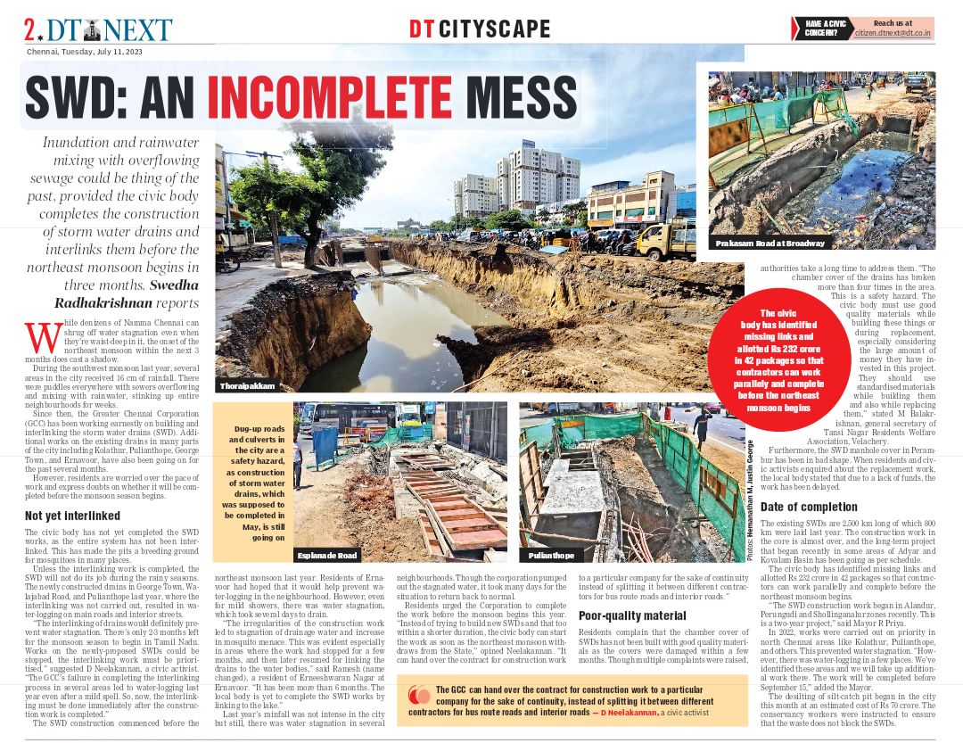 Swedha Radhakrishnan On Twitter Chennaicorp Has Been Working Earnestly On Building And