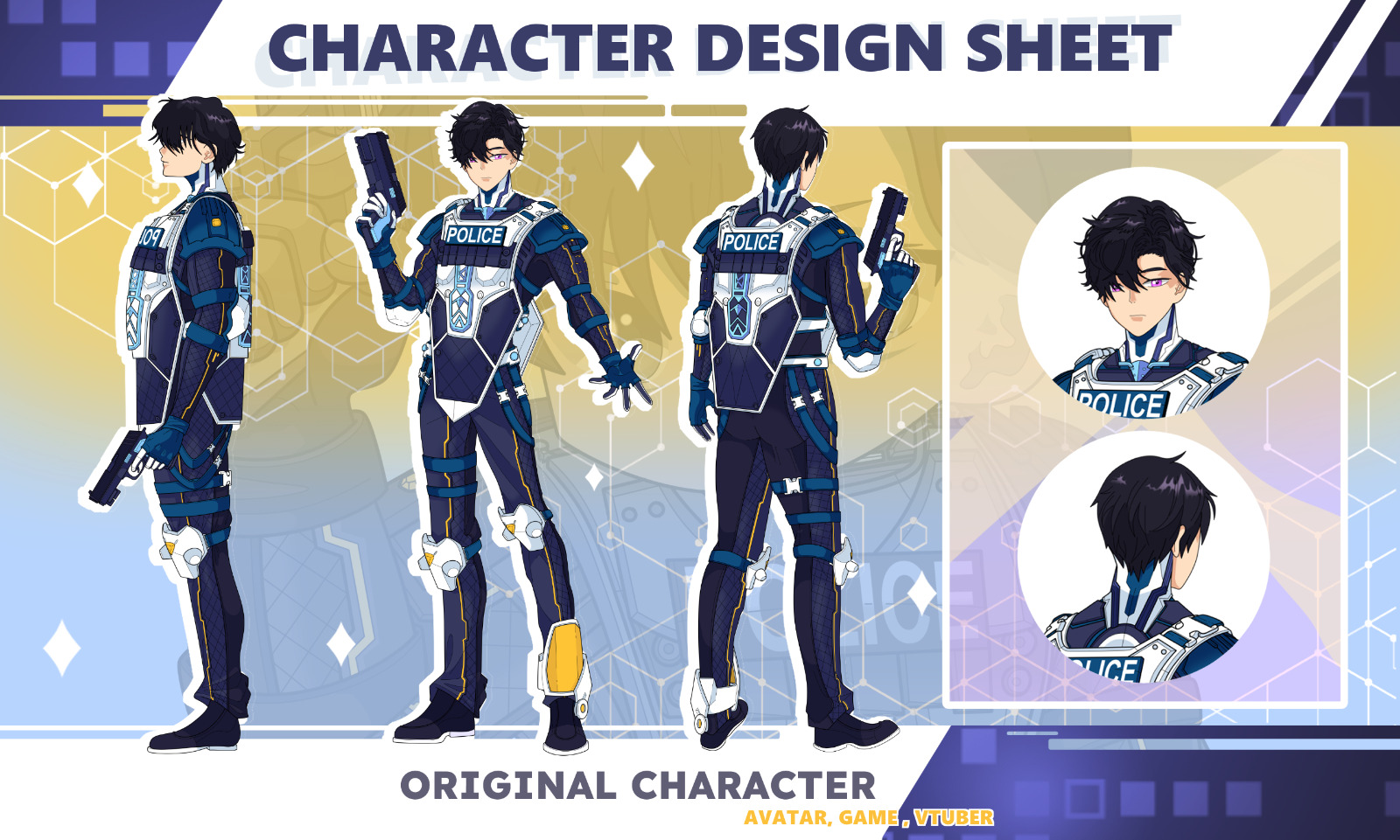 Farand | Live2D Commission Open on Twitter: "Hi Everyone! Now I'm opening Character Design Sheet ...