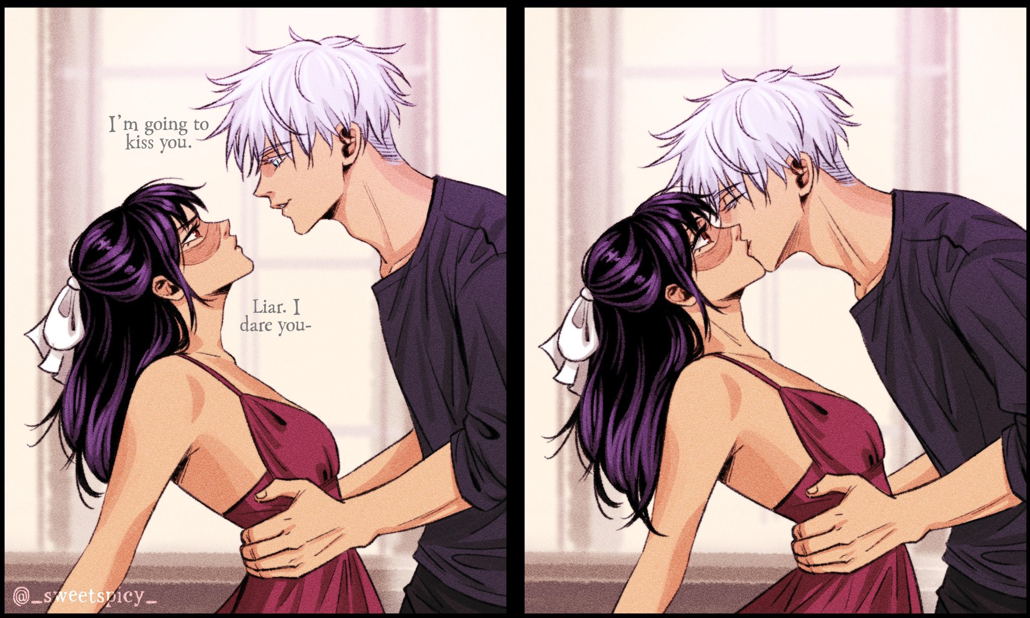 ellem 💦 on Twitter: "Repost but it’s perfect 🥹 #gojohime https://t.co/2b7raOvP9t" / Twitter