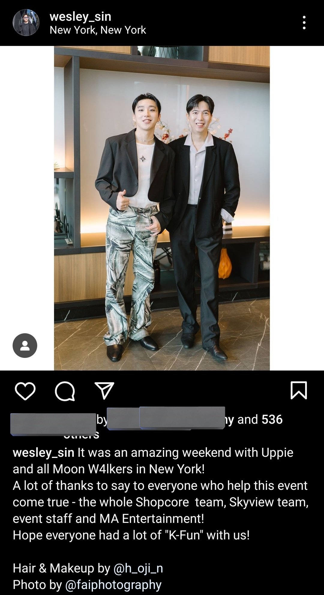 Moon Jongup News on Twitter: "[230711] wesley_sin Instagram Update with Jongup https://t.co ...