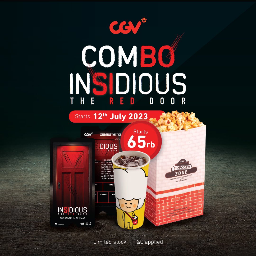CGV Cinemas on Twitter: "Bawa pulang pintu merah #Insidious: The Red Door dalam bentuk CGV ...