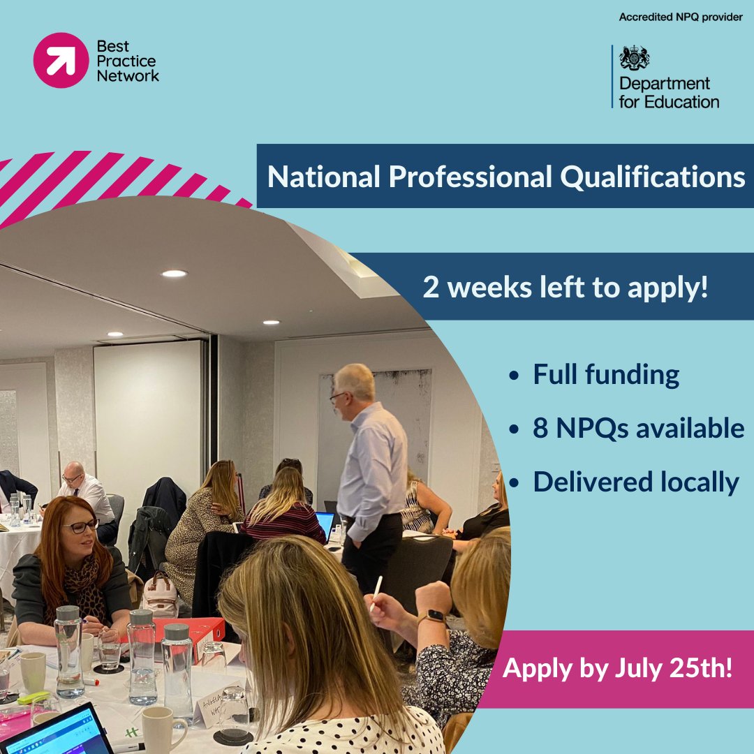 BestPracticeNetwork on Twitter: "There are just 2 weeks left until the #NPQ deadline, make sure ...