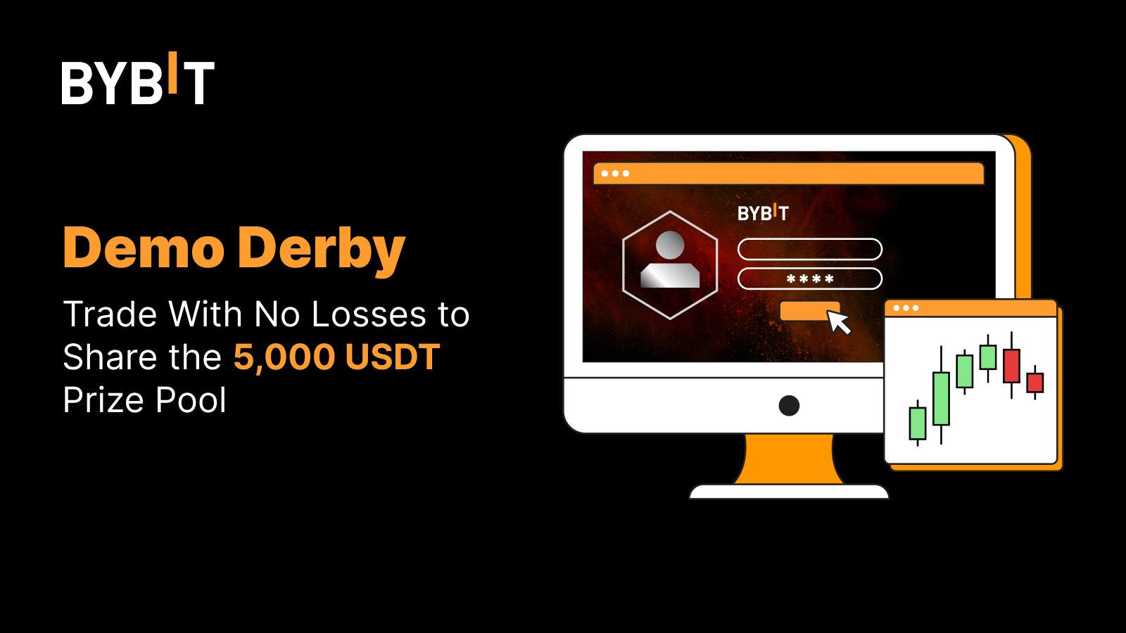 Bybit on Twitter: "🥳 Share 5,000 USDT at No Losses. Claim unlimited demo funds and trade with ...