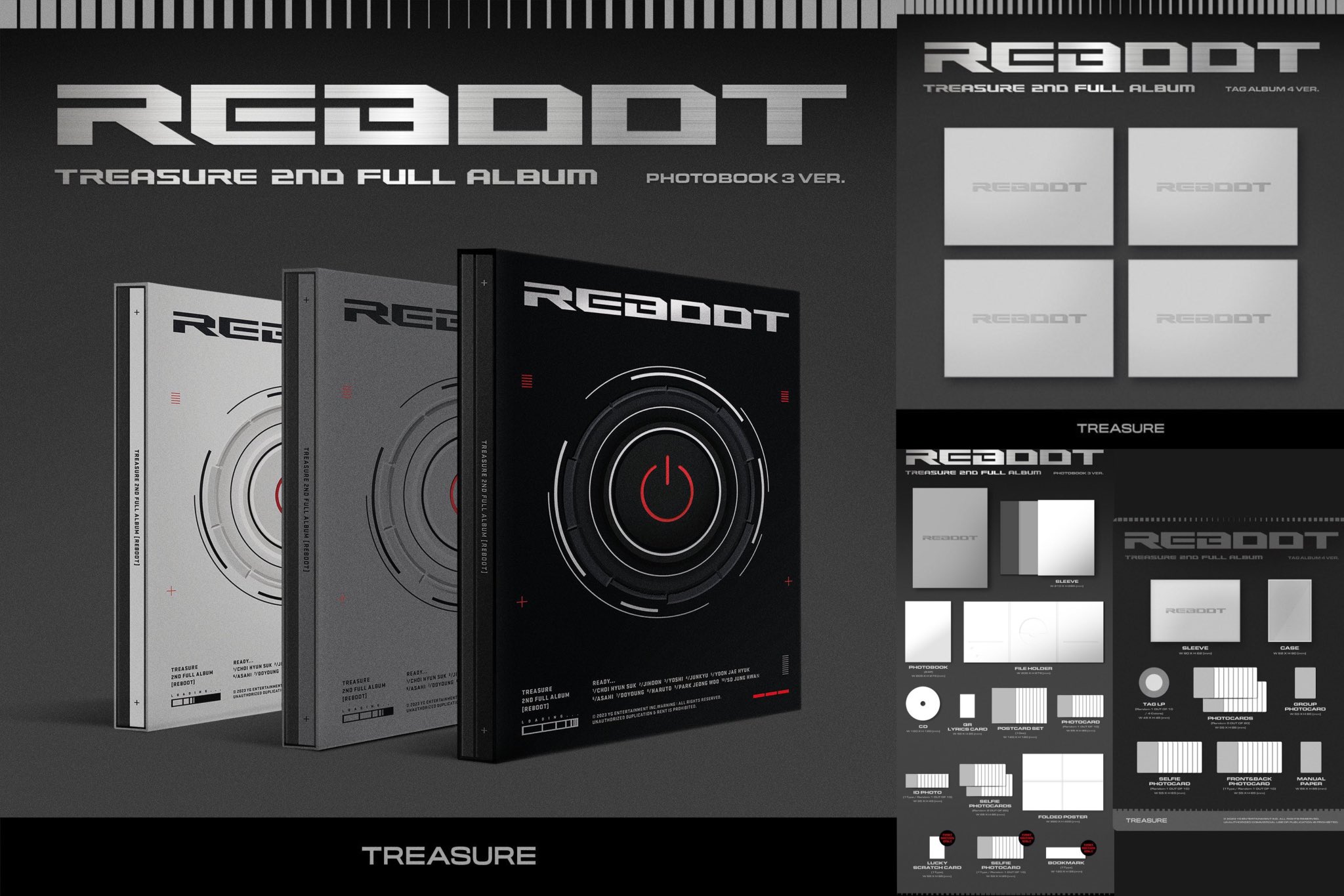 TRACEP🦊 on Twitter: " TREASURE 2ND FULL ALBUM [REBOOT] (รับผ่อน) 🎀กดเว็บ YG / WEVERSE 🎀กดเว็บ ...