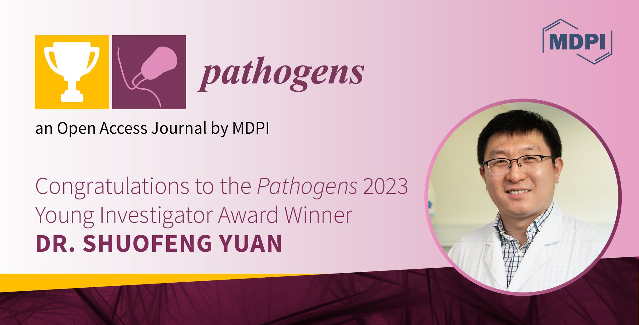 Pathogens MDPI on Twitter: "🎉 We are pleased to announce the winners of #Pathogens 2022 Young ...