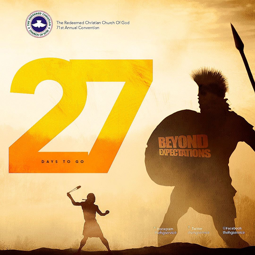 RCCG on Twitter: "27 Days to Go!! The RCCG 71st Annual Convention is 27 Days closer, prepare for ...