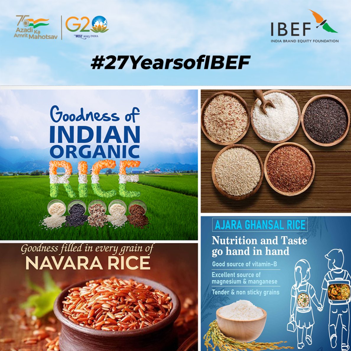 IBEF on Twitter: "A glimpse of IBEF's initiative of promoting Indian Rice in the overseas market ...