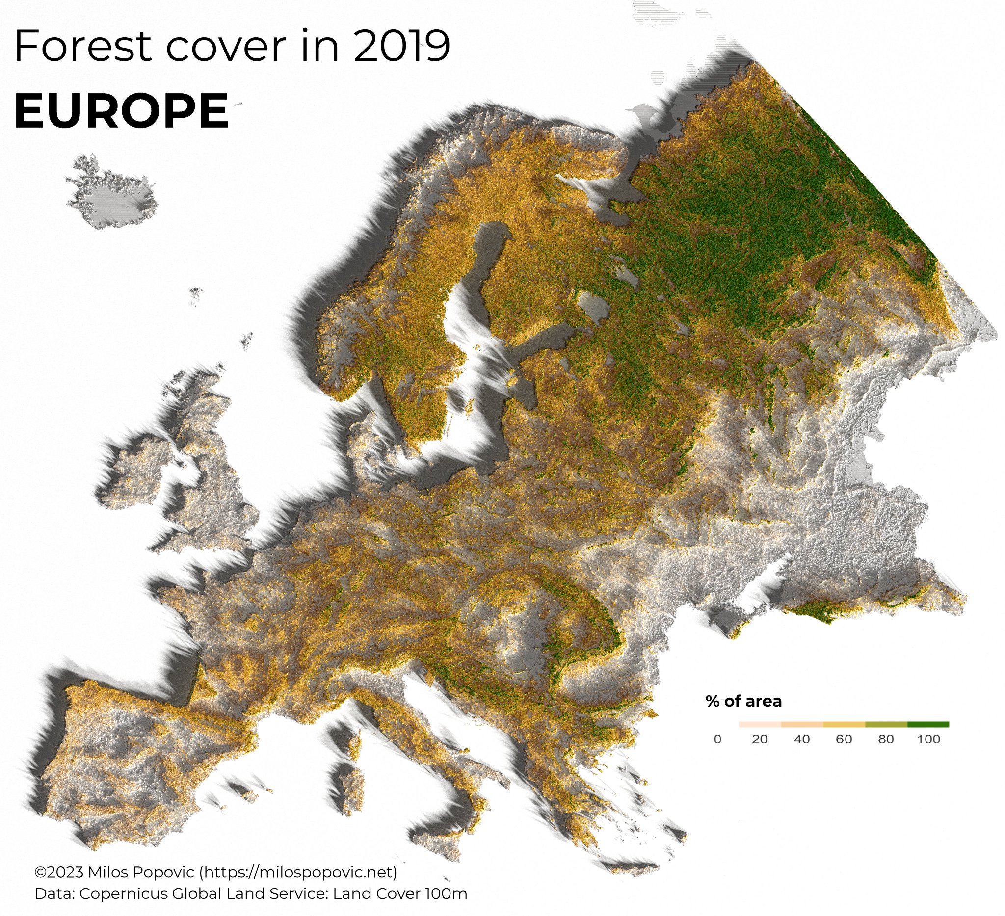 Milos Popovic on Twitter: "Did you know that Europe is one of the most forest-rich regions in ...