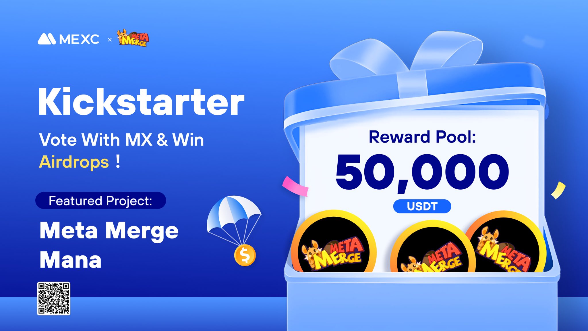 MEXC on Twitter: "The @MetaMerge_xyz Kickstarter is coming to @MEXC_Official! 🗳️Vote with $MX to ...