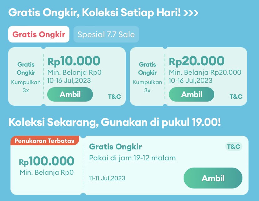 BerburuSale - Base Diskon Kukka on Twitter: "Klaim Voucher Gratis ongkir Rp100.000 ↘️ https://t ...