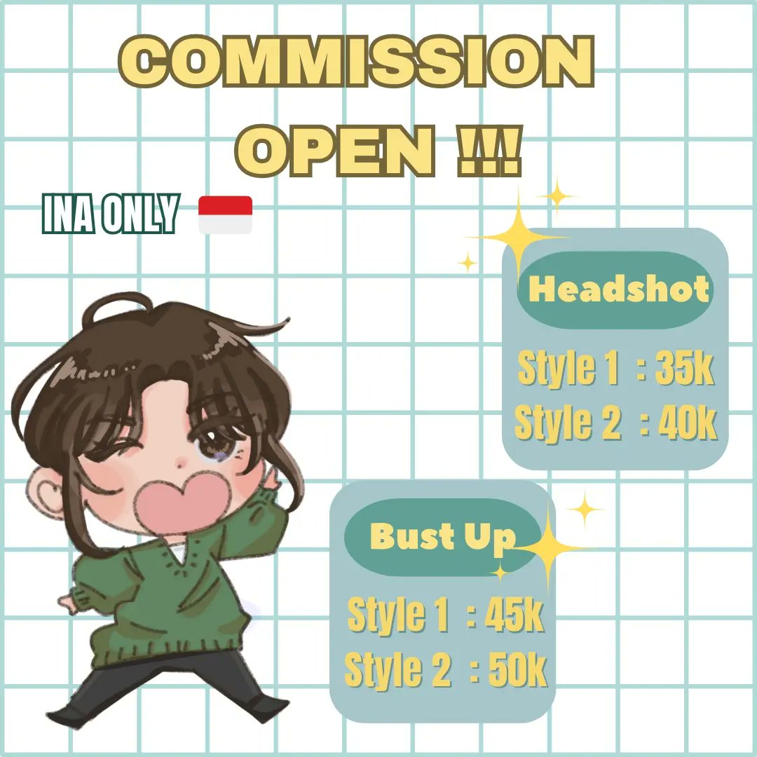 reyzi_OPEN COMMISSION on Twitter: "Haloo~ aku open commissiom untuk my 🇲🇨 people😉 jika tertarik ...