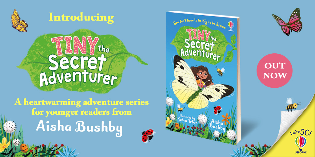 Usborne Publishing on Twitter: "Meet Tiny the Secret Adventurer! 🦋🌻 A heartwarming new series ...