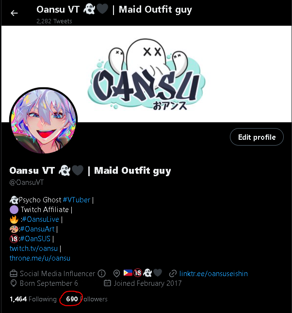 Oansu VT 👻🖤 | Maid Outfit guy on Twitter: "Funny Number, Noice 😌👍 https://t.co/2dc8L4smKo" / Twitter