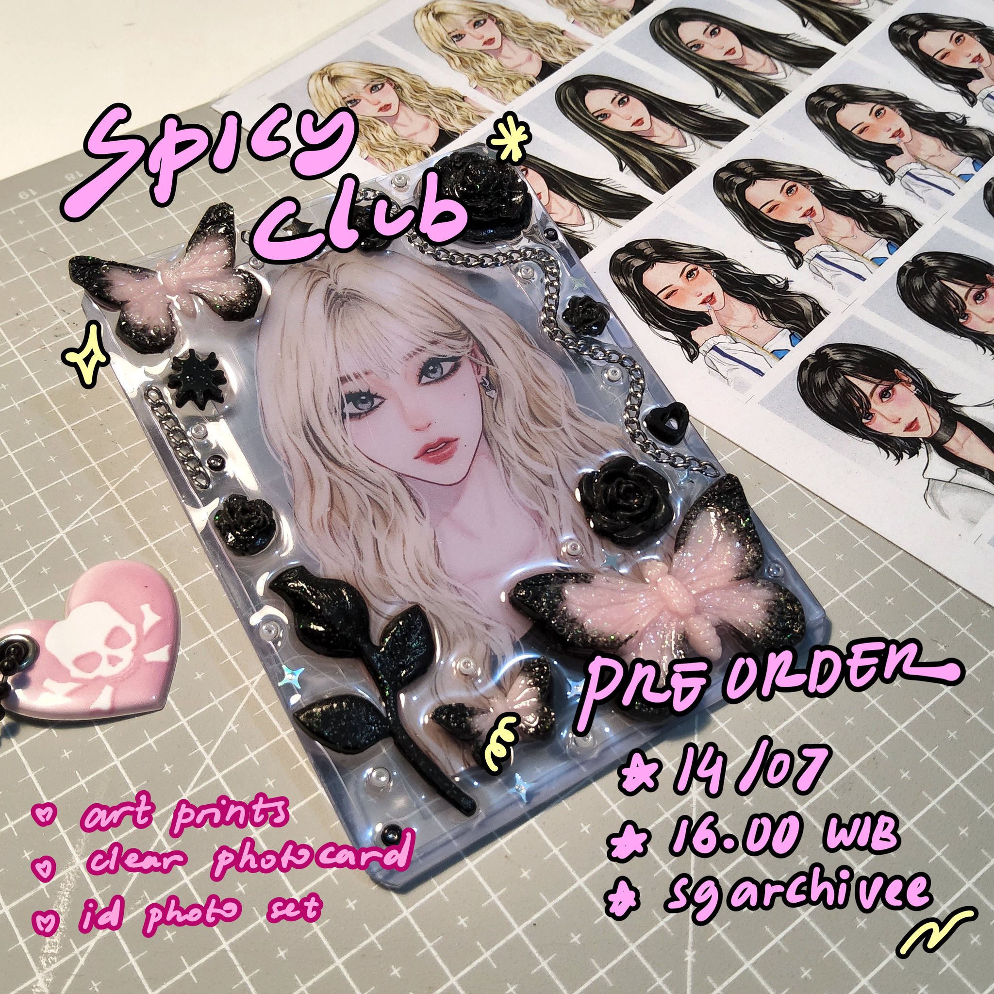 sg archive 📌 on going po on Twitter: "𝘴𝘱𝘪𝘤𝘺 𝘤𝘭𝘶𝘣 ㅡ 𝙥𝙧𝙚 𝙤𝙧𝙙𝙚𝙧 ＊┈┈┈┈＊ this friday 14/07 | 16.00 ...