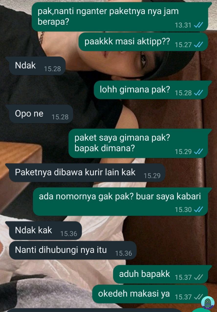 Tanyarl 💚 on Twitter: "💚 kalian ada yg pernah gini gak sih masalahnya tu paket gk di anter ...