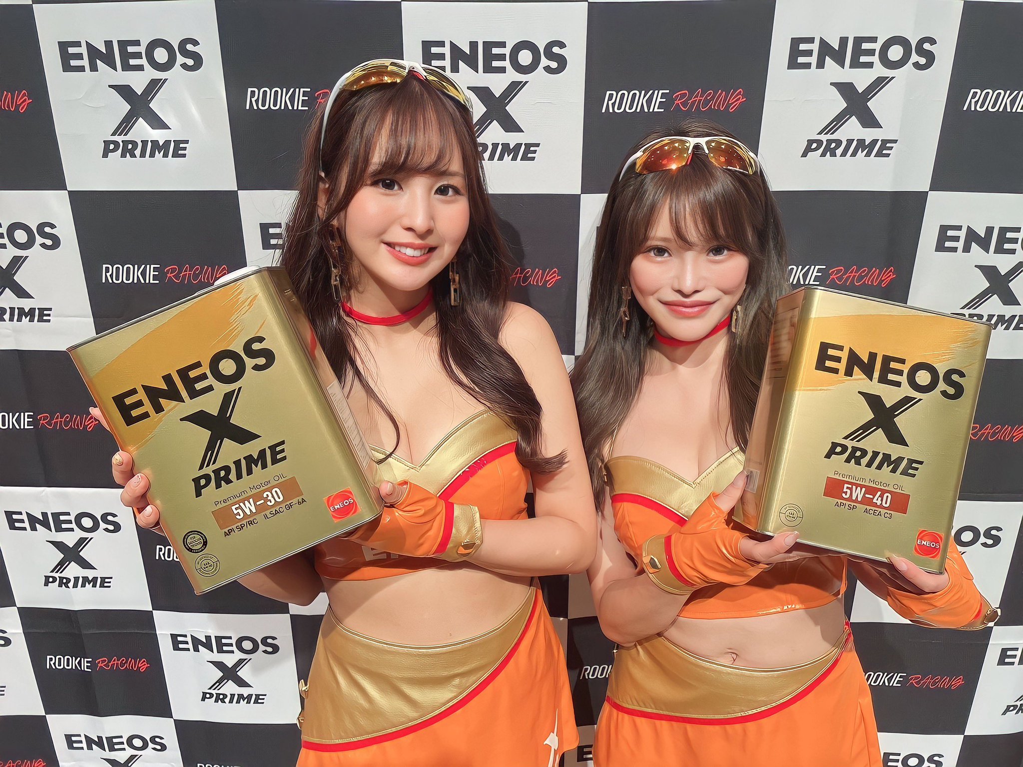 安田七奈🍵なーちゃ on Twitter: "今日はENEOSさんの認定式に おじゃまさせていただきました👍🧡 次戦8月富士が待ち遠しいなぁ🤭🗻 #SUPERGT #ENEOS https ...