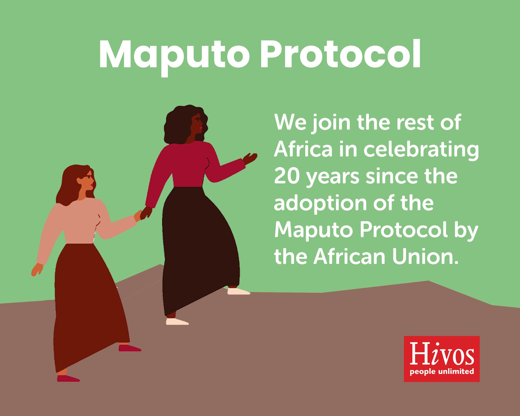 Hivos-Women Empowerment on Twitter: "Today marks 20 years of the Maputo Protocol, a landmark ...