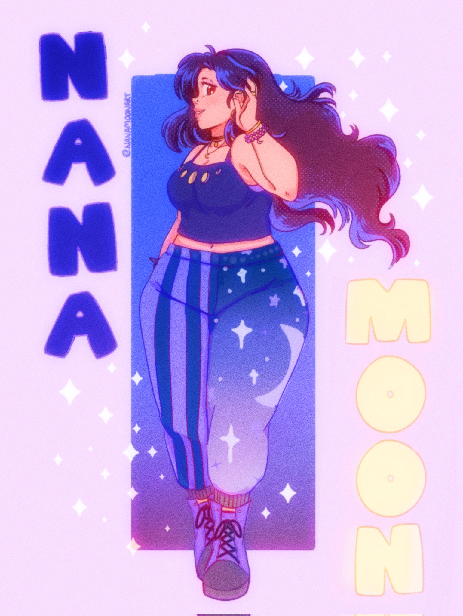 nana moon ☾ on Twitter: "Happy #PortfolioDay !! I'm Nana Moon, I'm a digital artist inspired by ...