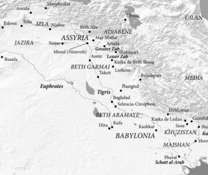 Map Of Edessa And Nisibis