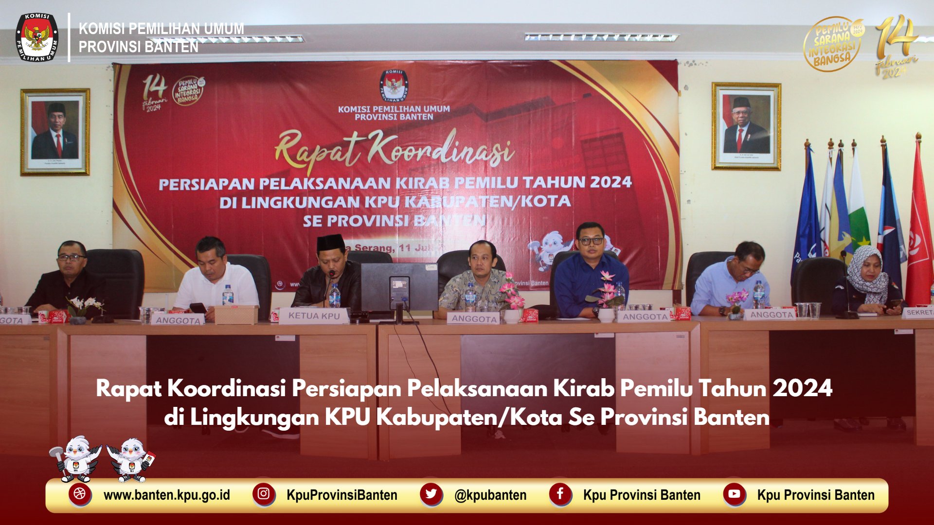 KPU Provinsi Banten on Twitter: "#Temanpemilih - KPU Provinsi Banten Melaksanakan Rapat ...