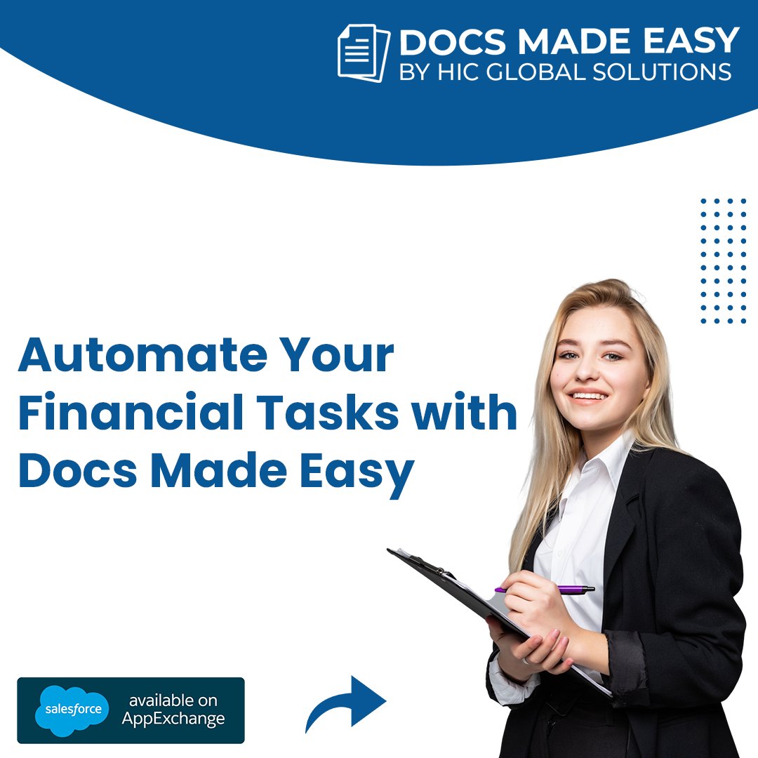 Docs Made Easy on Twitter: "Achieve more with less by automating your financial tasks with the ...