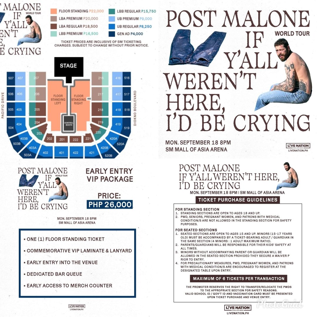 Philippine Concerts On Twitter Seat Plan Ticket Prices And