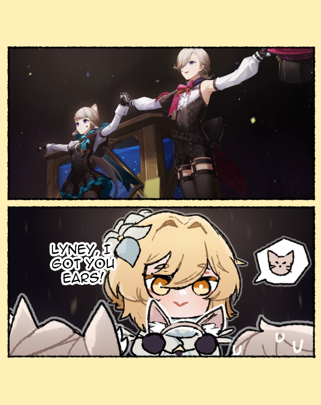 baku 🍥 on Twitter: "Fontaine comic idea dump I broke my tablet so I have to finish those with my ...